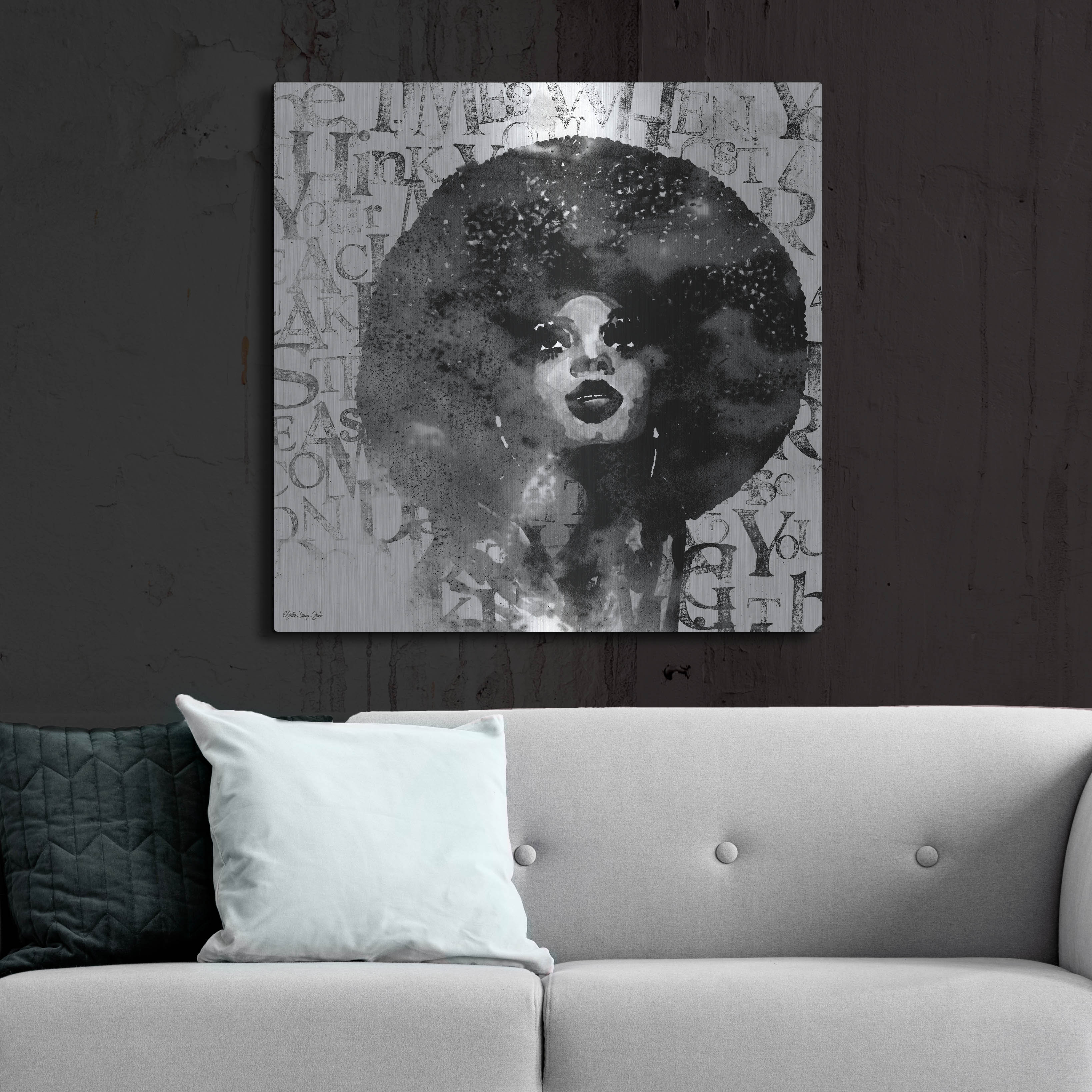 Luxe Metal Art 'Diana' By Stellar Design Studio, M " Diana " by Stellar Design Studio | Wayfair